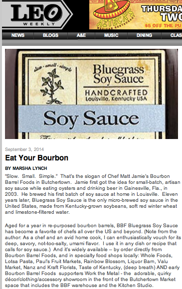Eat Your Bourbon Classes- LEO Weekly – Bourbon Barrel Foods