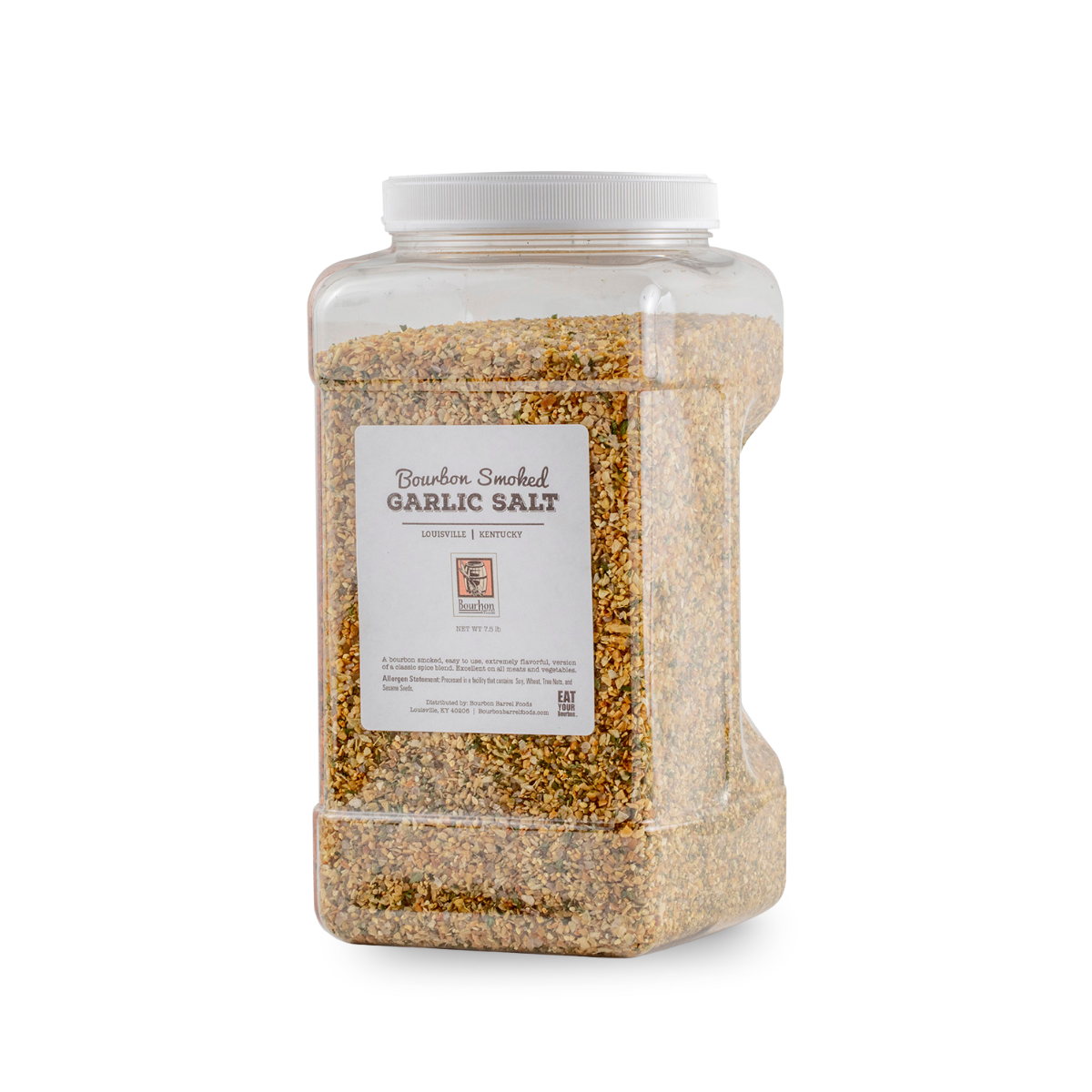 Bourbon Smoked Garlic Salt - TUB 7.5 LBS – Bourbon Barrel Foods