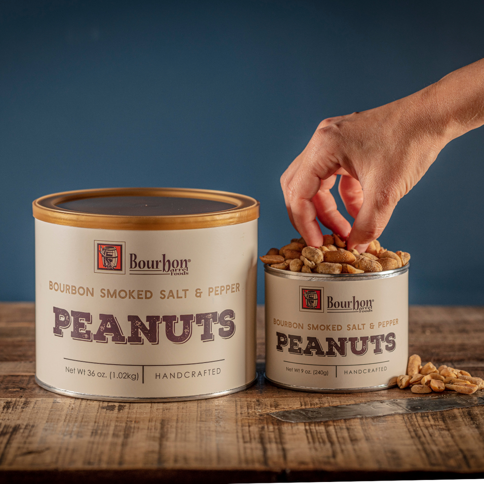 Bourbon Smoked Salt & Pepper Peanuts – Bourbon Barrel Foods