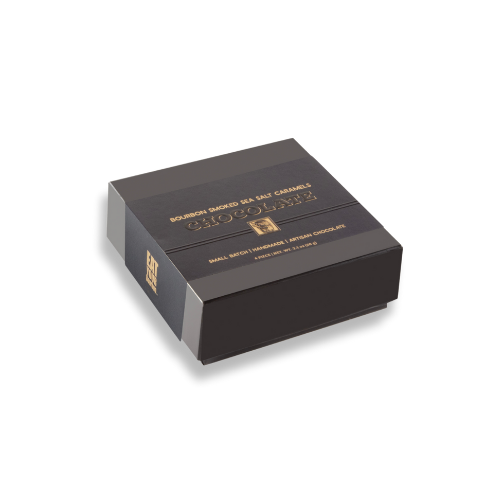 Bourbon Smoked Sea Salt Caramels – Bourbon Barrel Foods