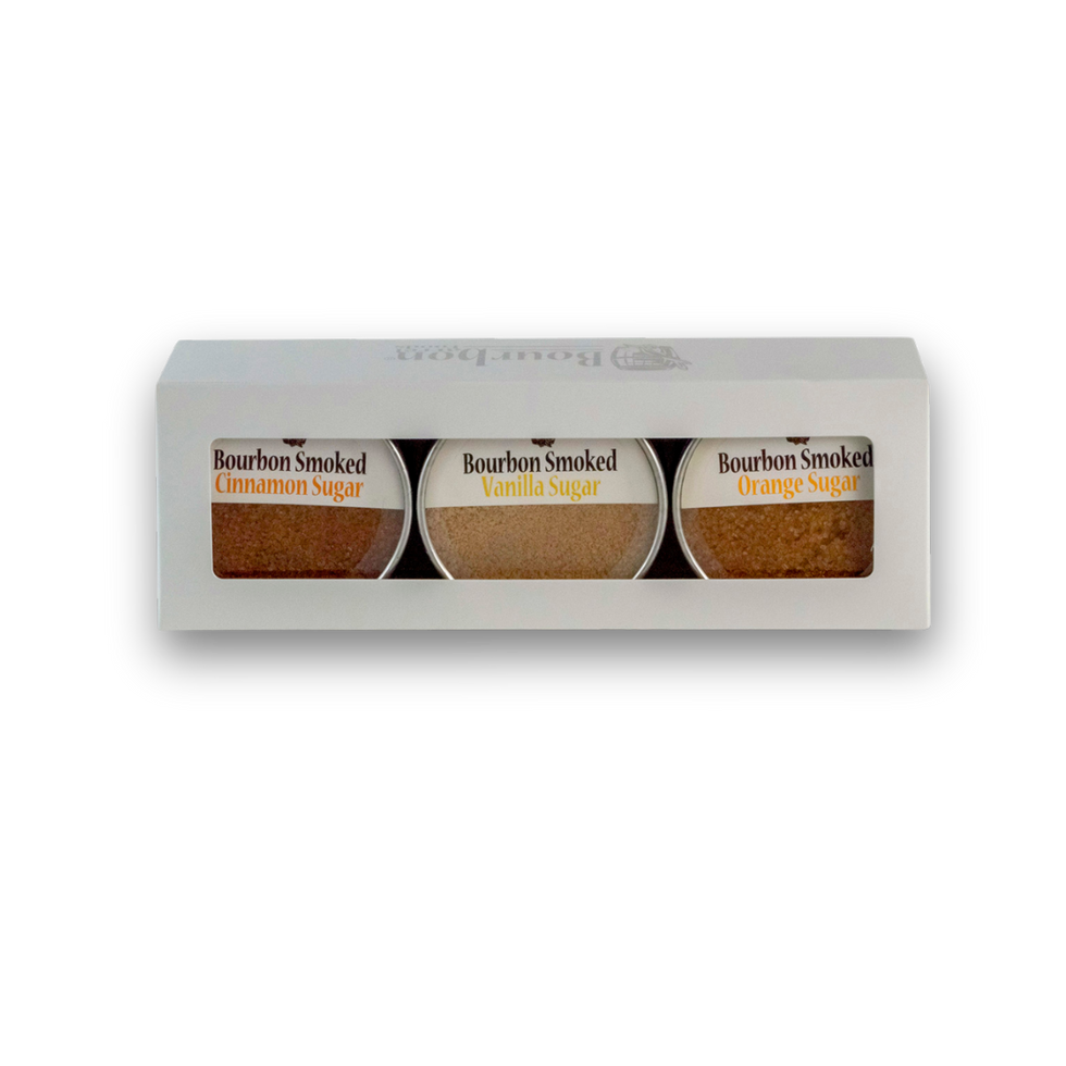 Bourbon Smoked Sugars Trio - Orange, Vanilla, Cinnamon – Bourbon Barrel ...